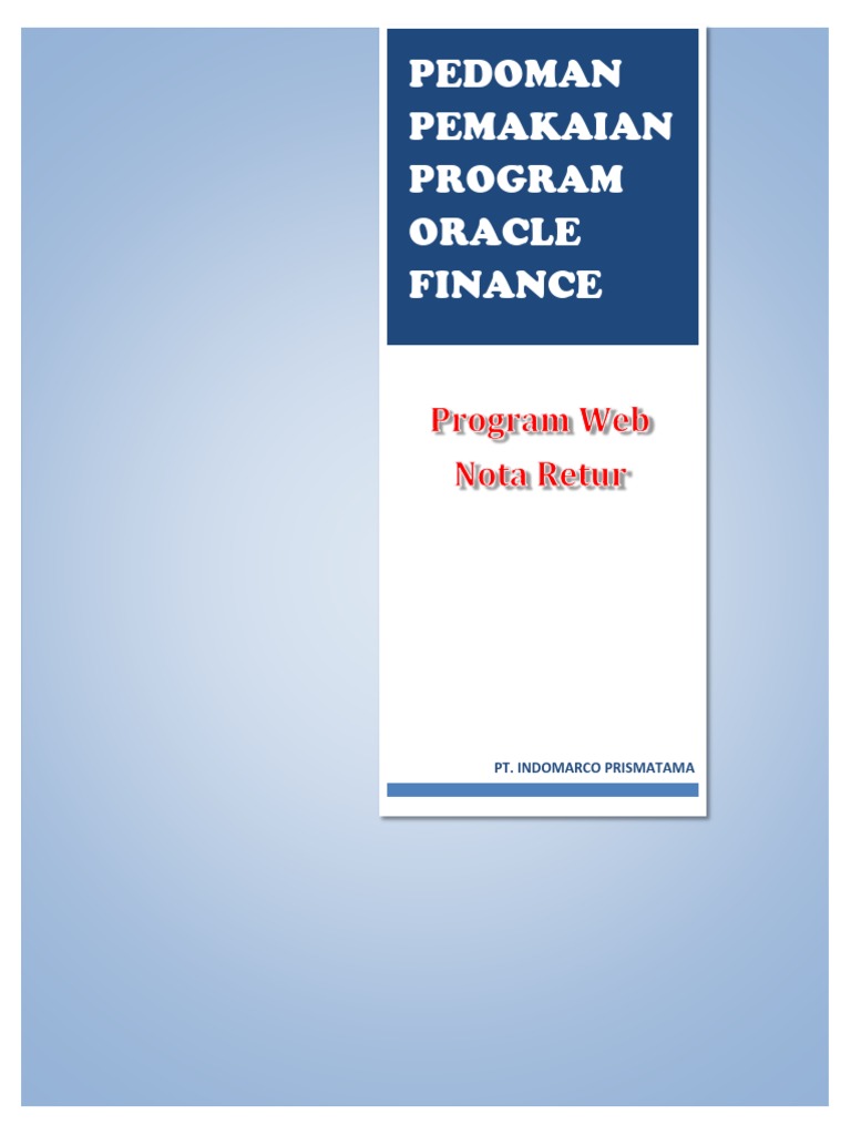 User Guide WEB NOTA RETUR - Supplier | PDF