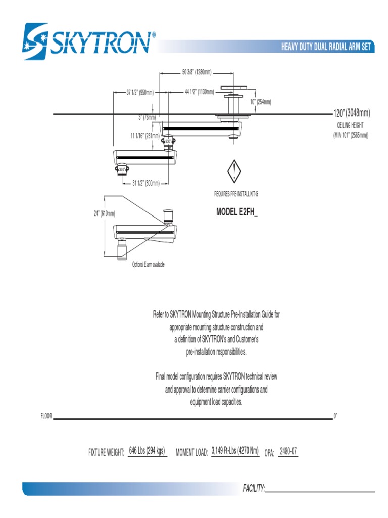 Heavy Duty Dual Radial Arm Specs | PDF | Vehicles | Transport