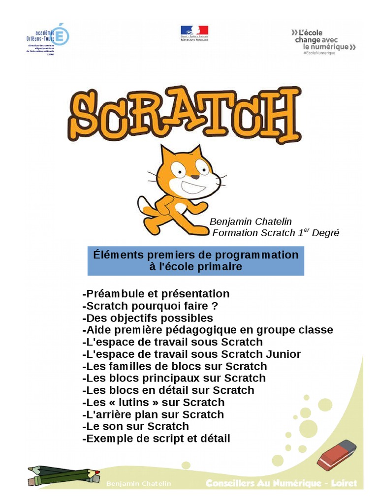 Tutoriel Scratch | PDF | Scratch (Langage de programation) | Programmation informatique