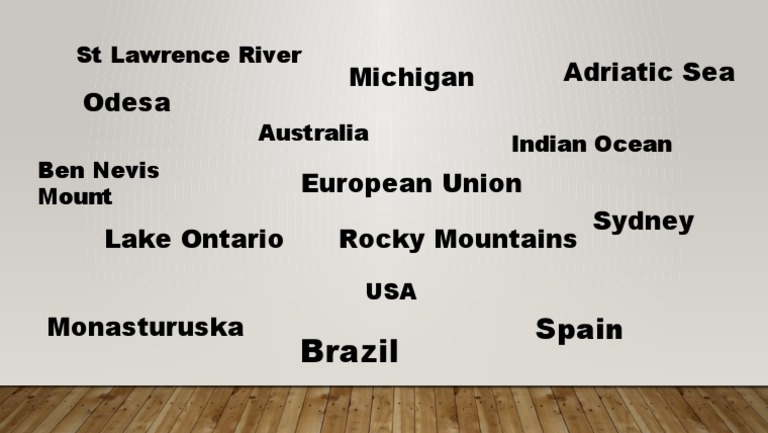Geographical Names and Locations | PDF