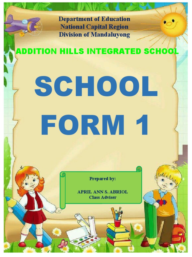 School Forms Cover | PDF