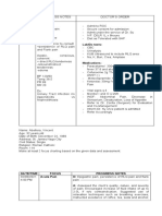 Handover Sheet | PDF | Clinical Medicine | Diseases And Disorders