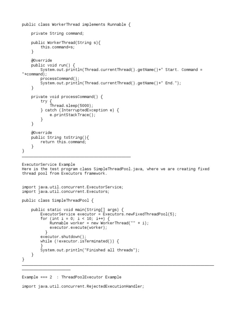 Thread Pool | Download Free PDF | Software Development | Concurrent Computing