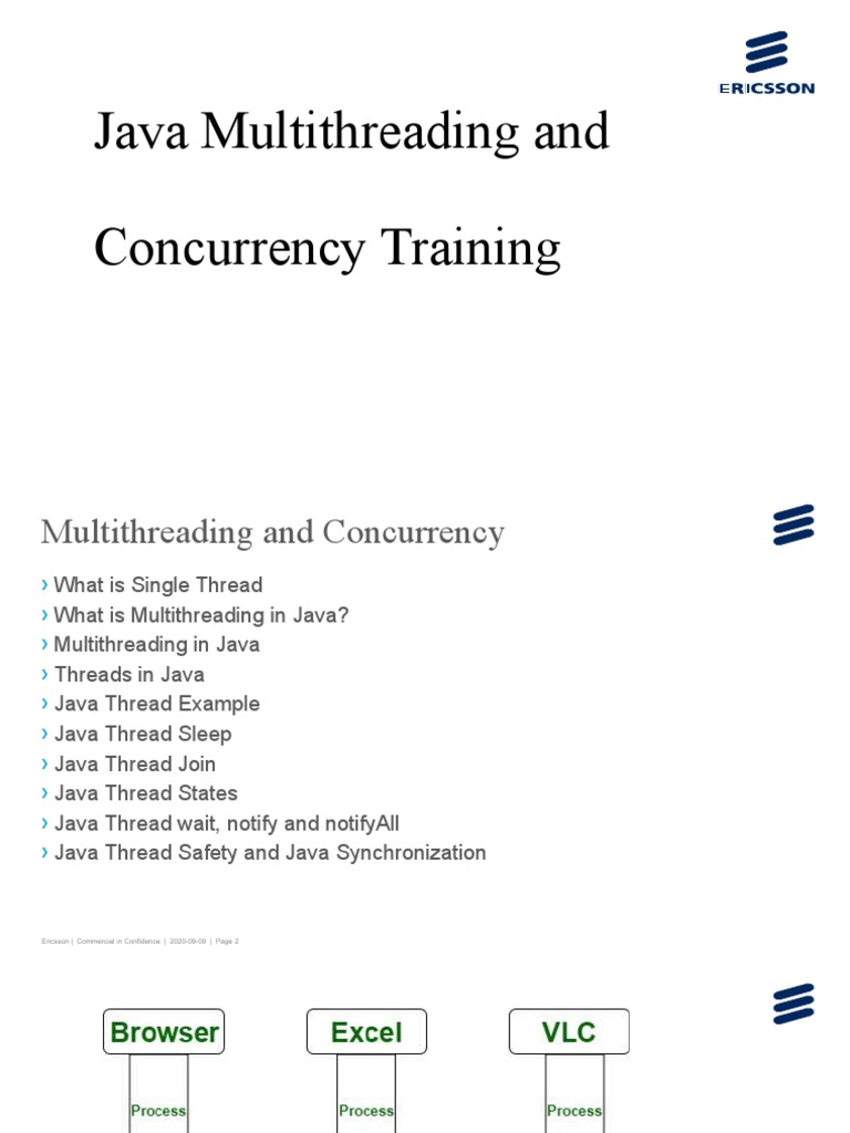 Java Multithreading and Concurrency Training | Download Free PDF ...