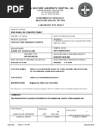 CT Scan Result Sample Template | PDF | Radiology | Ct Scan