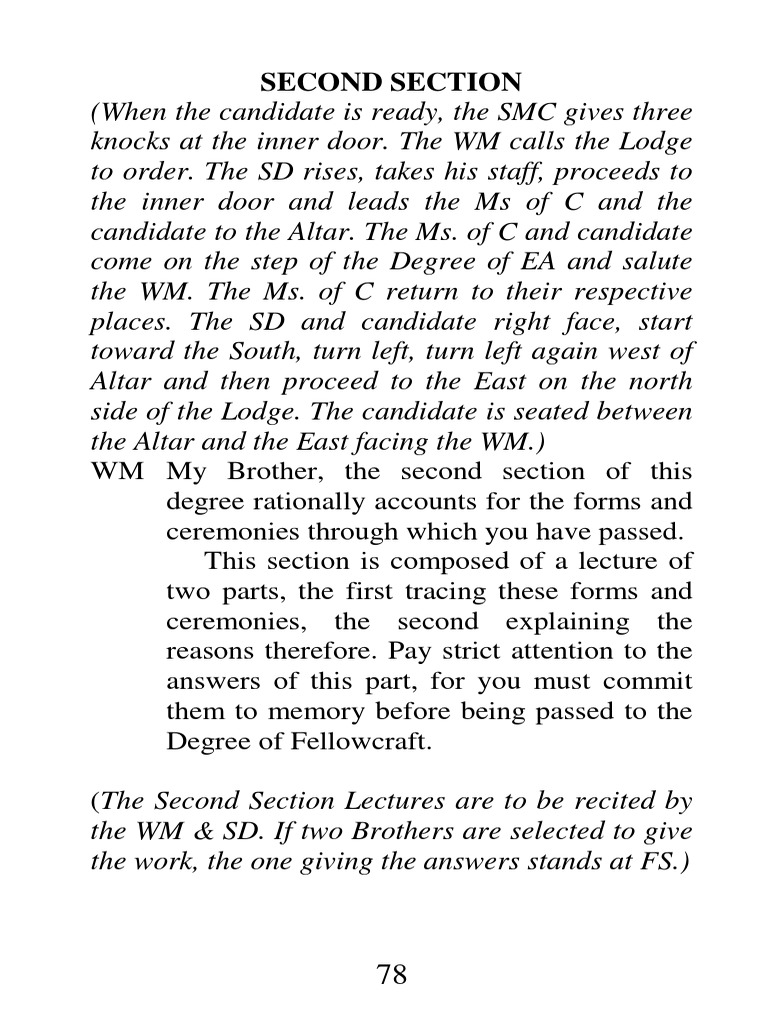 First Degree Qa and History | PDF | Masonic Lodge | Freemasonry