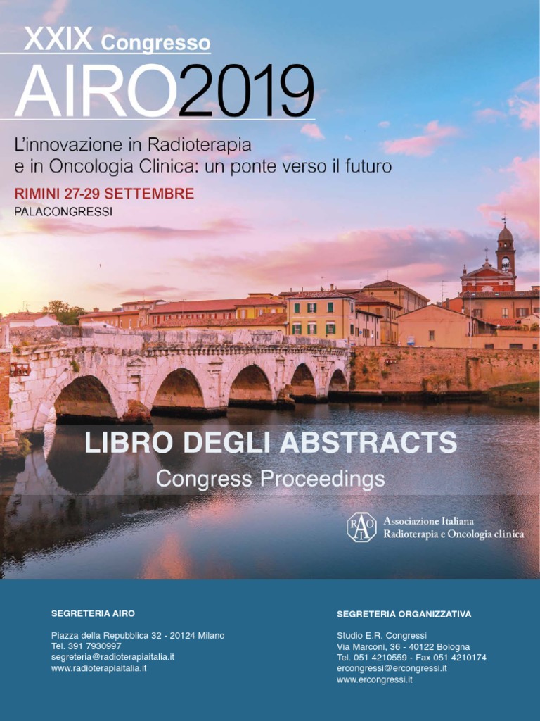 Abstract Book AIRO 2019 | Download Free PDF | Cancer Treatments | Neoplasms