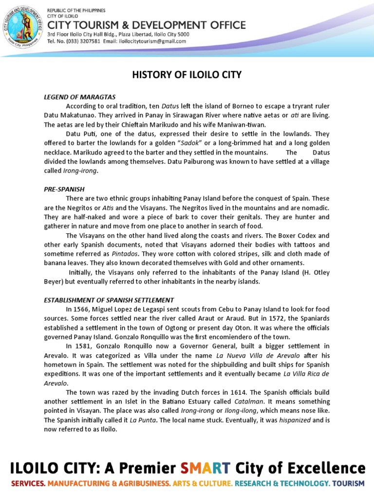 The History and Development of Iloilo City from its Origins as a ...