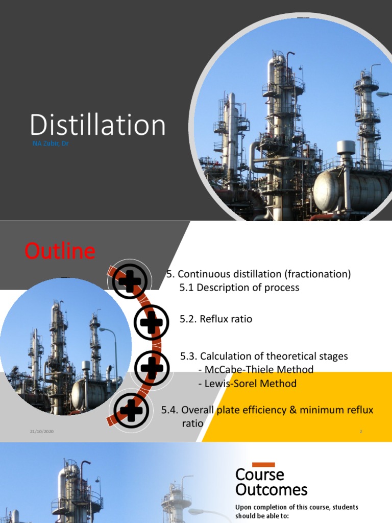 Chapter 1 Distillation-Part 2 - 21oct2020 | PDF | Distillation | Unit ...