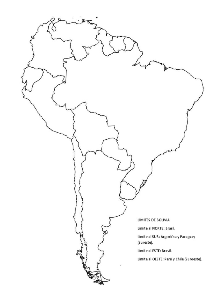 Límites de Bolivia | PDF