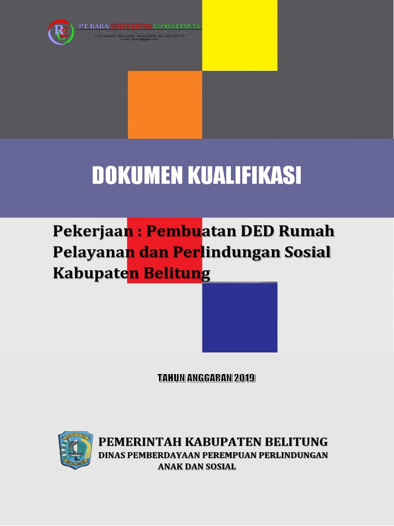 DOK KUALIFIKASI RC Pembuatan DED | PDF | Bisnis | Pengelolaan Keuangan & Uang
