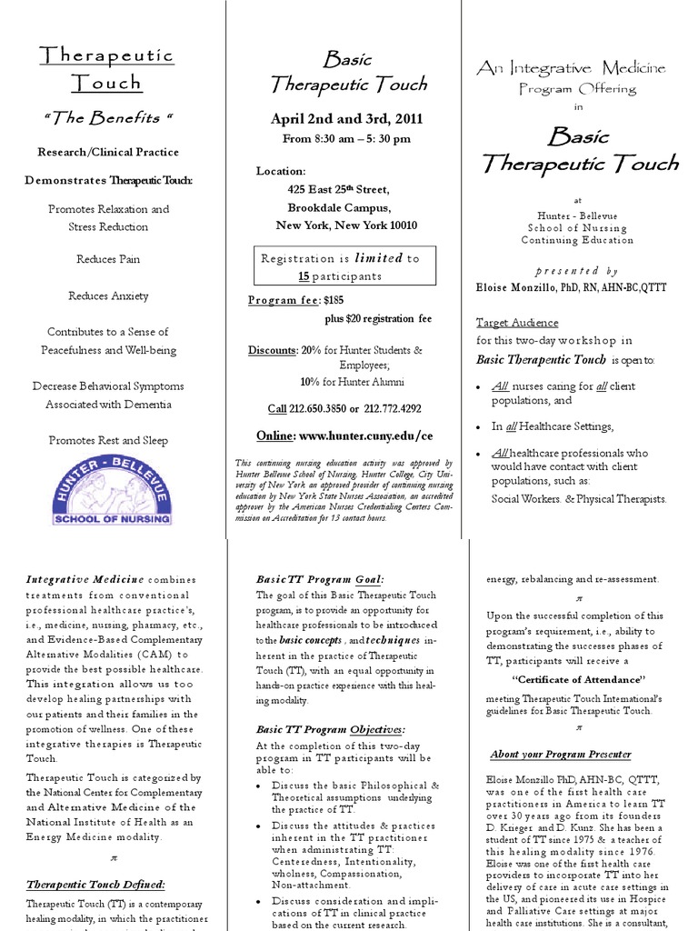 Therapeutic Touch | Alternative Medicine | Health Care