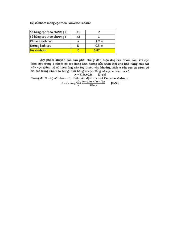 Pile Group Factor Converse Labarre | PDF