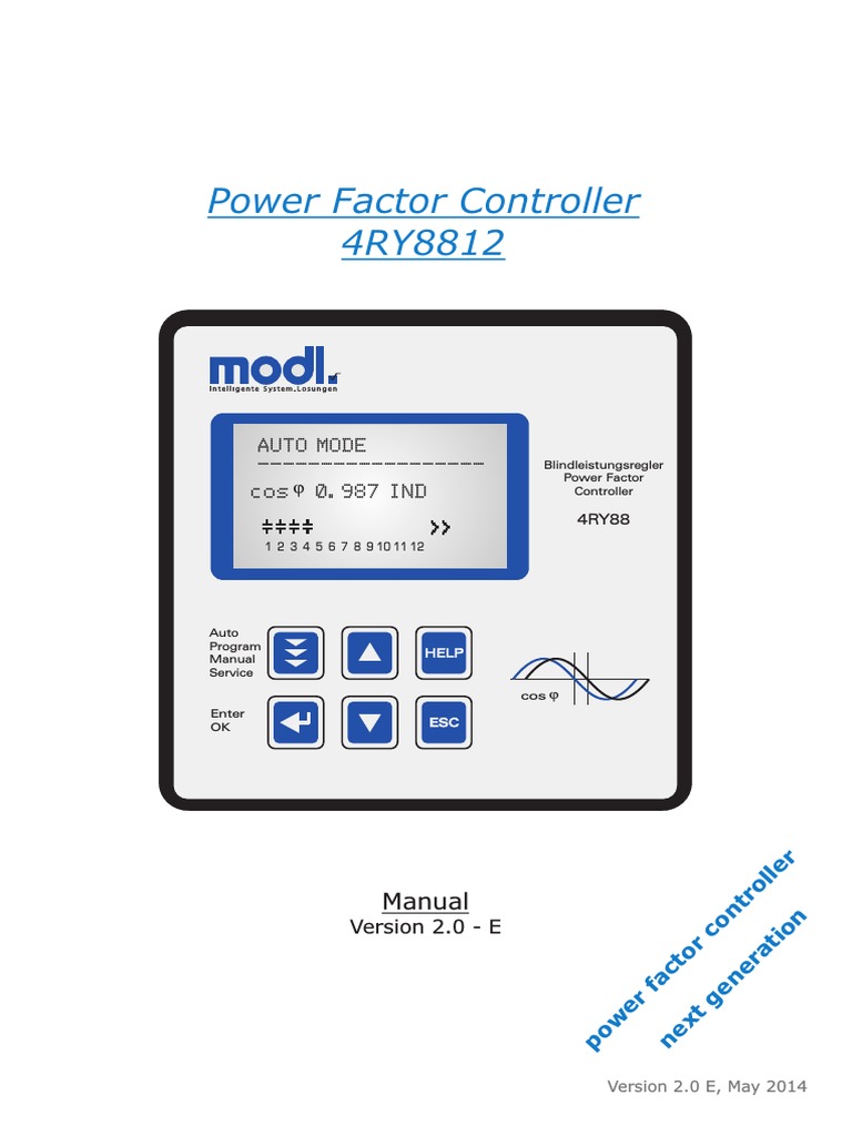 Manual-4RY8812 Version 2.0 | PDF | Parameter (Computer Programming) | Capacitor
