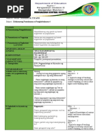 DETAILED LESSON PLAN in EPP 4 Kasangkapan at Materyales Sa Pagguhit | PDF