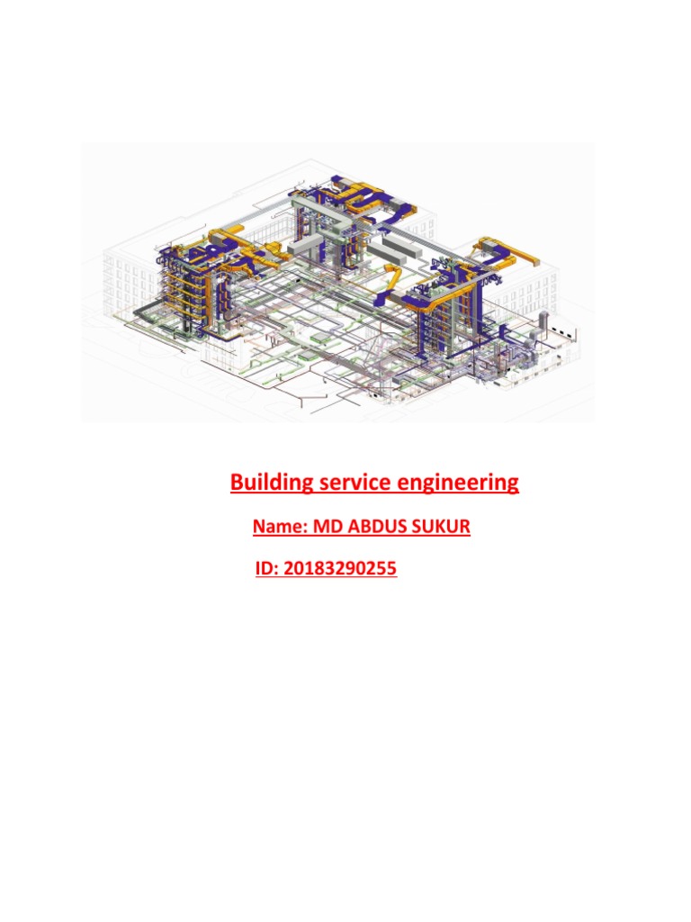 ID20183290255 MD Abdus Sukur Building Service Engineering | PDF | Optical Fiber | Energy And ...