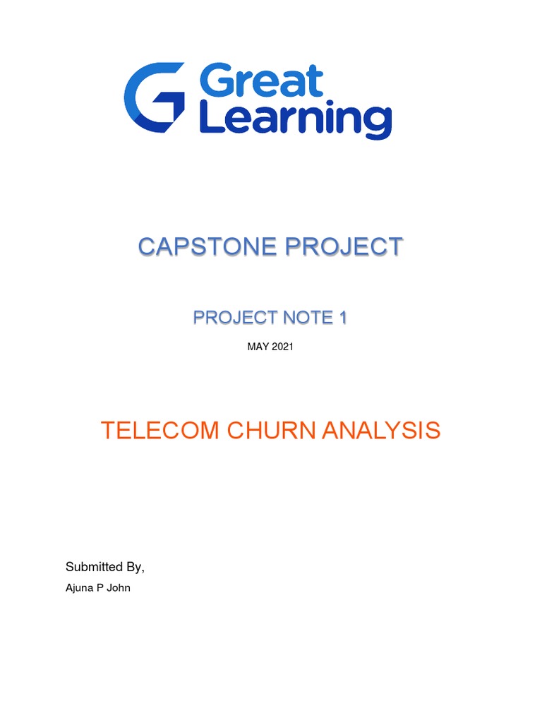 Telecom Churn Report | PDF | Data Analysis | Analytics