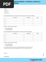 Karton Deponovanih Potpisa | PDF