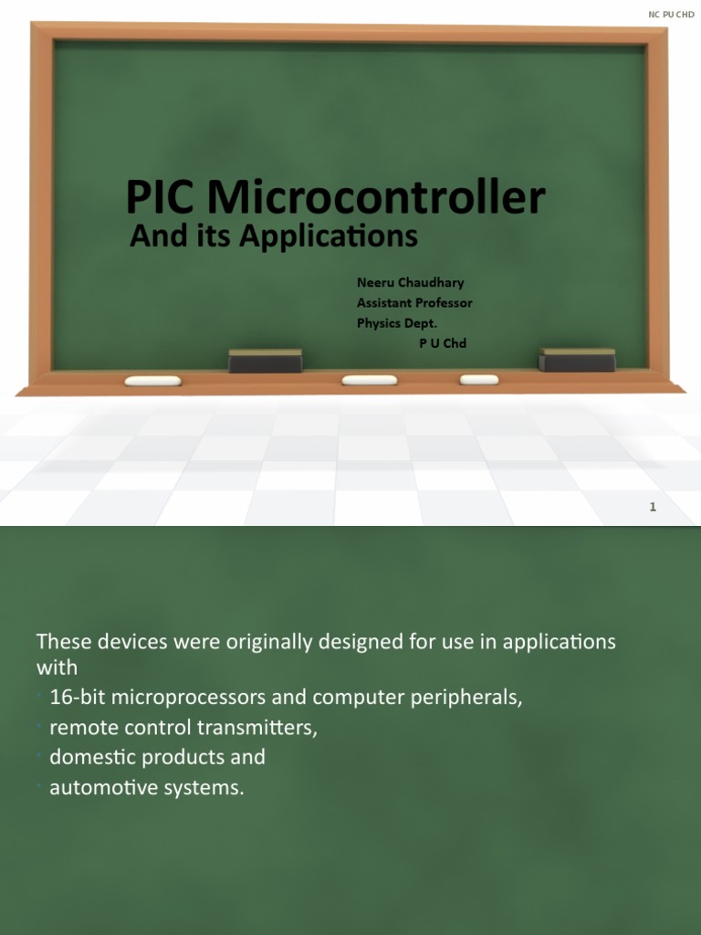 PIC Microcontroller: and Its Applications | PDF | Microcontroller ... PIC Microcontroller: and Its Applications | PDF | Microcontroller ...