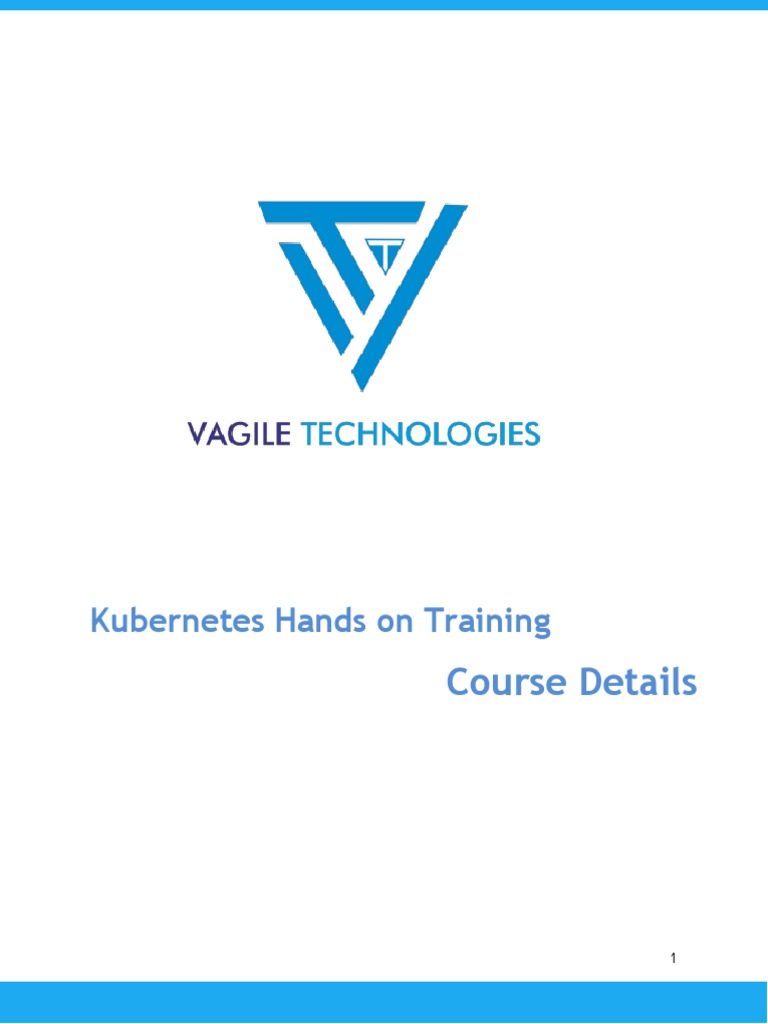Kubernetes Hands On Training Pdf Computer Architecture Computer Science
