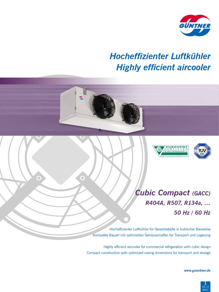 Guentner GACC Data Sheet de en | PDF