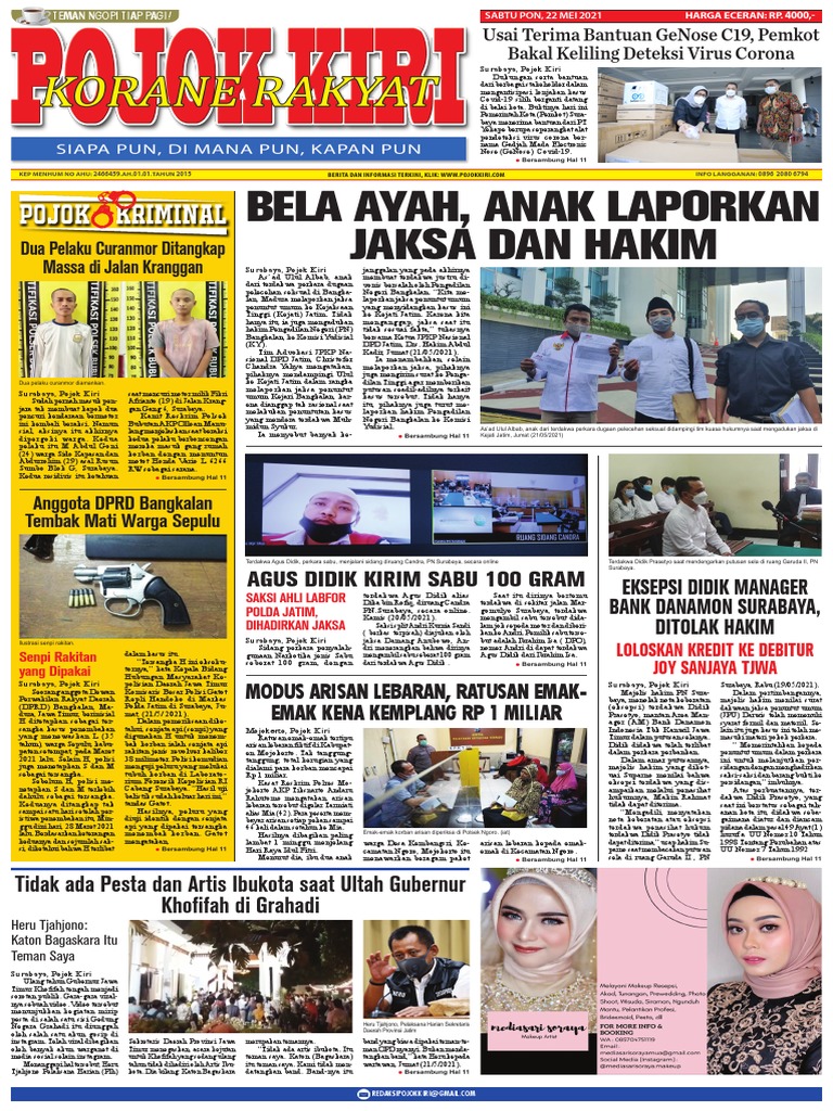 Pojok Kiri 22 Mei 2021 | PDF