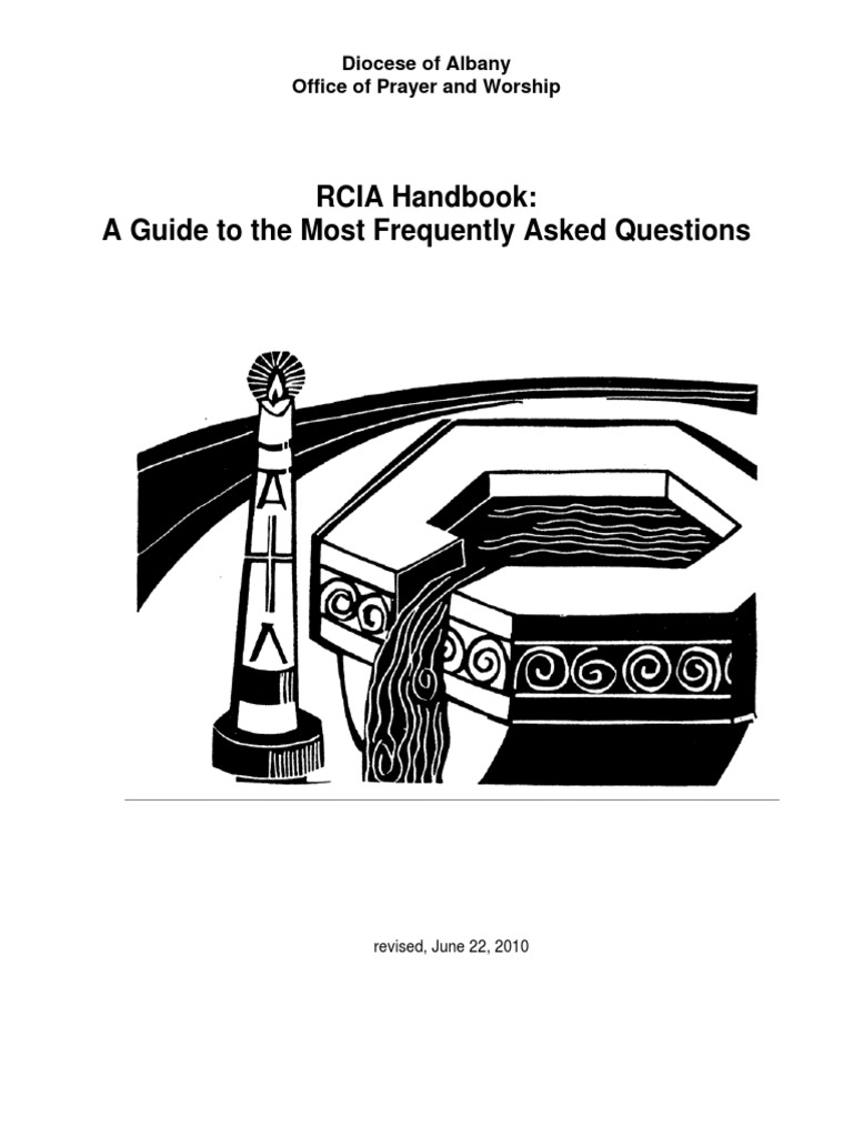 RCIA Handbook: A Guide To The Most Frequently Asked Questions | PDF ...