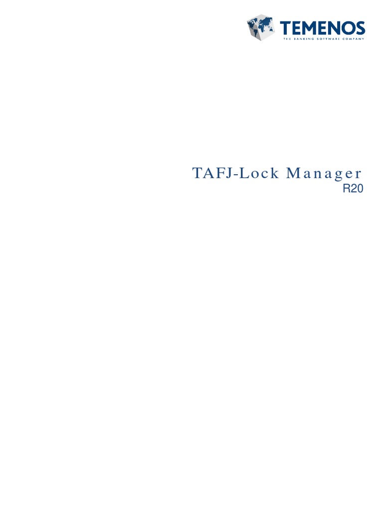 TAFJ-Lock Manager | PDF | Information Retrieval | Databases