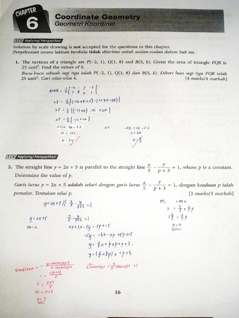 Chapter 6 Coordinate Geometry | PDF