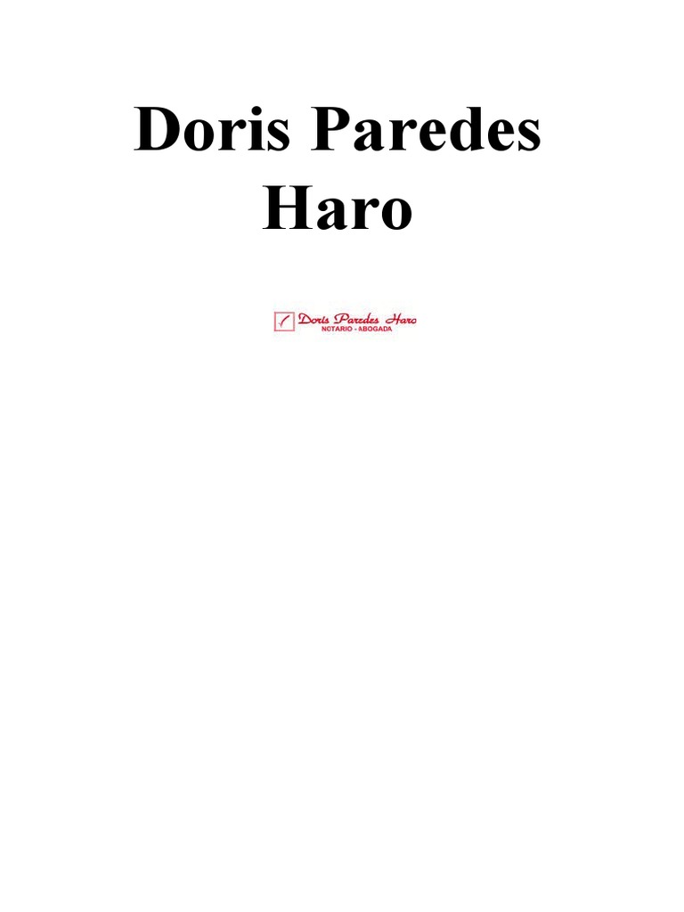 Doris Paredes Haro | PDF