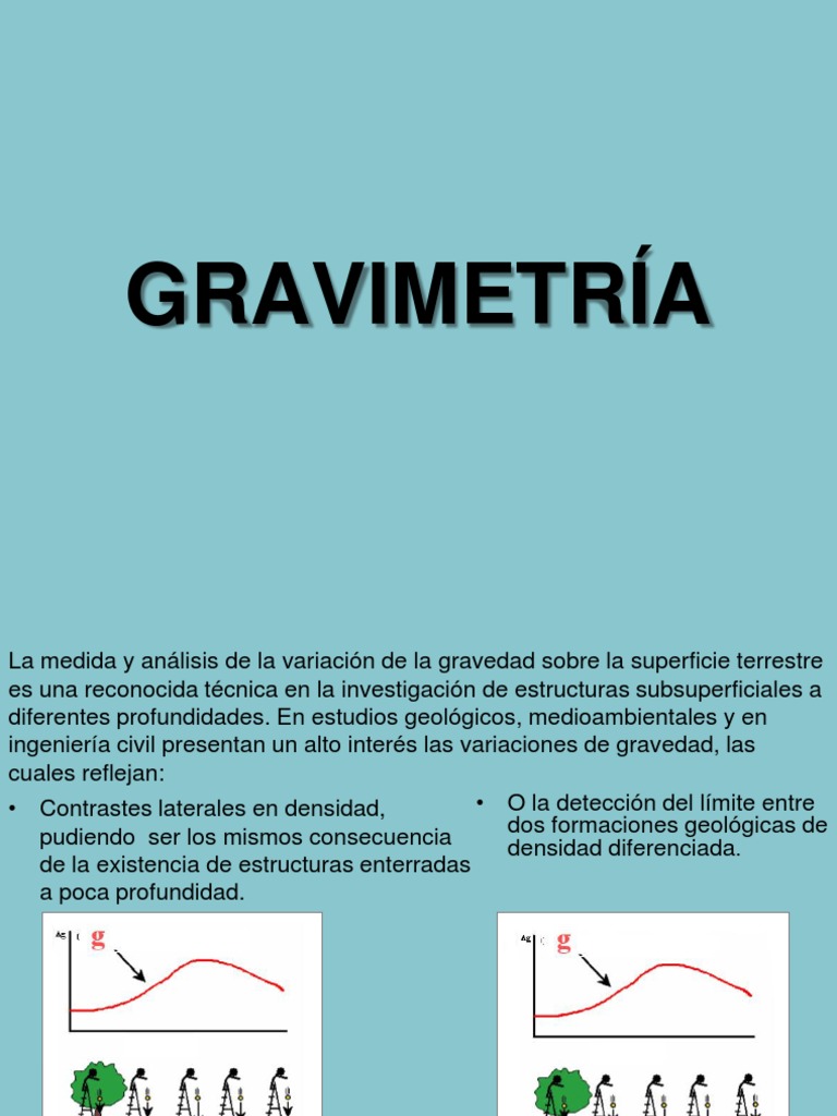 Gravimetria - Clase - 12014 | PDF | Gravedad | Ley de Newton de la ...
