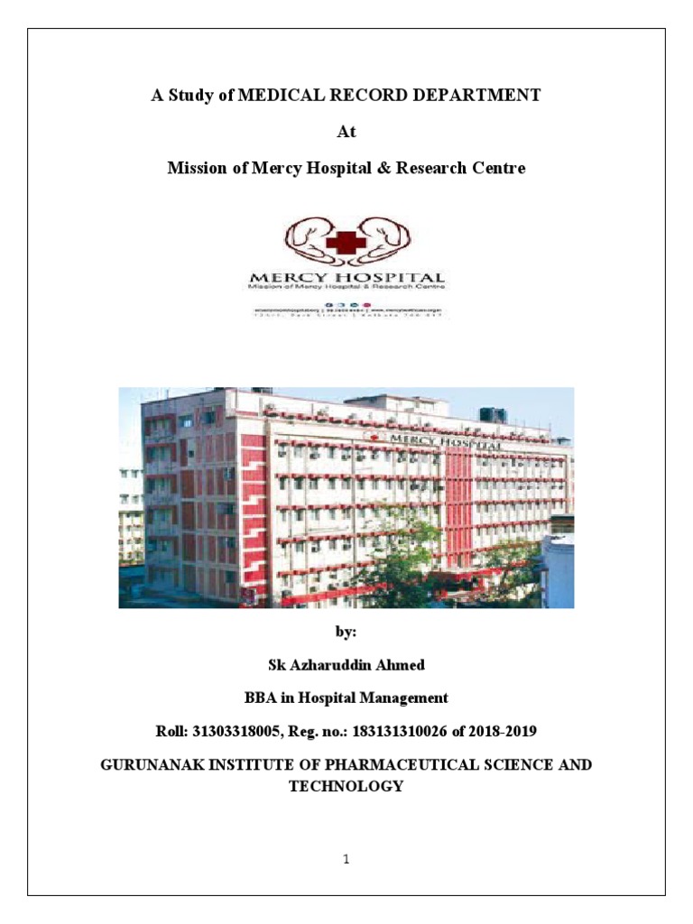 Medical Record Department Overview | PDF | Medical Record | Patient