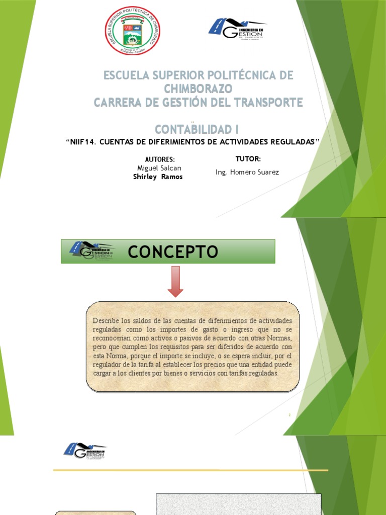 NIIF 14. Cuentas de Diferimientos de Actividades Reguladas | Descargar ...