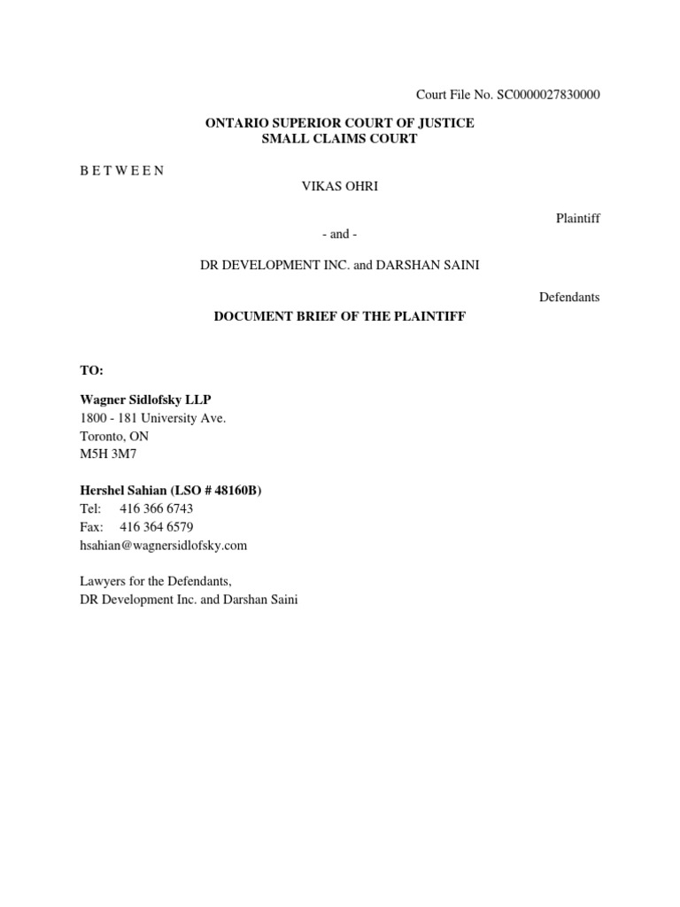 2021 - 06 - 24 Draft Document Brief | PDF | Social Science | Law