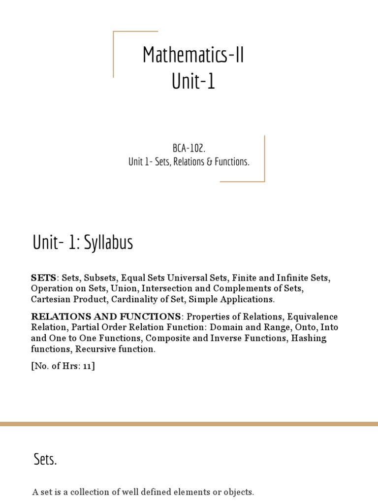 Set Theory Short Notes | PDF | Set (Mathematics) | Function (Mathematics)