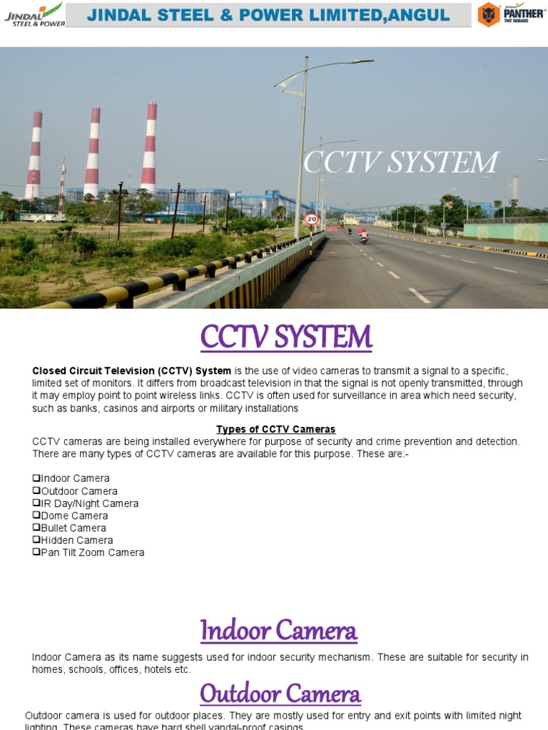 CCTV PRESENTATION Updated | PDF | Closed Circuit Television | Computing ...