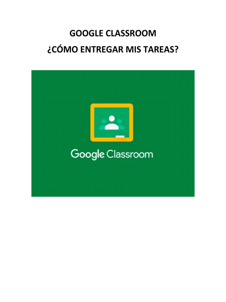 Como Entregar Tarea Classroom | PDF | Gmail | Software