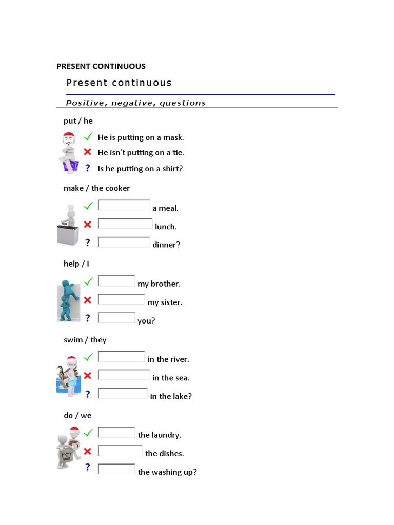 Present Continuous and Modal Verbs | PDF | Language Mechanics ...
