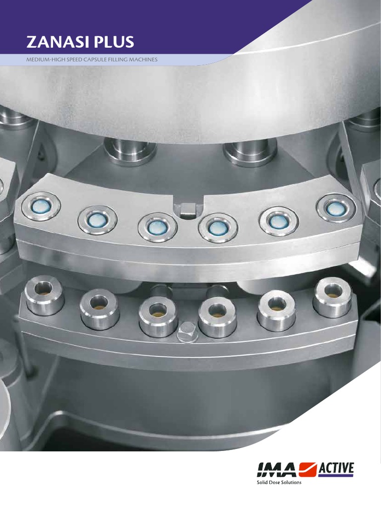 Zanasi Plus: Medium-High Speed Capsule Filling Machines | PDF | Tablet ...