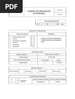 Formato Requisicion de Personal | PDF | Tecnología digital | Software