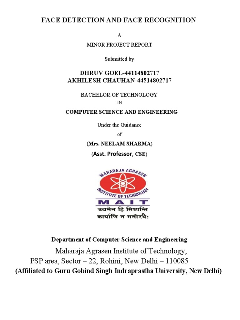 Face Detection and Recognition | PDF | Principal Component Analysis ...