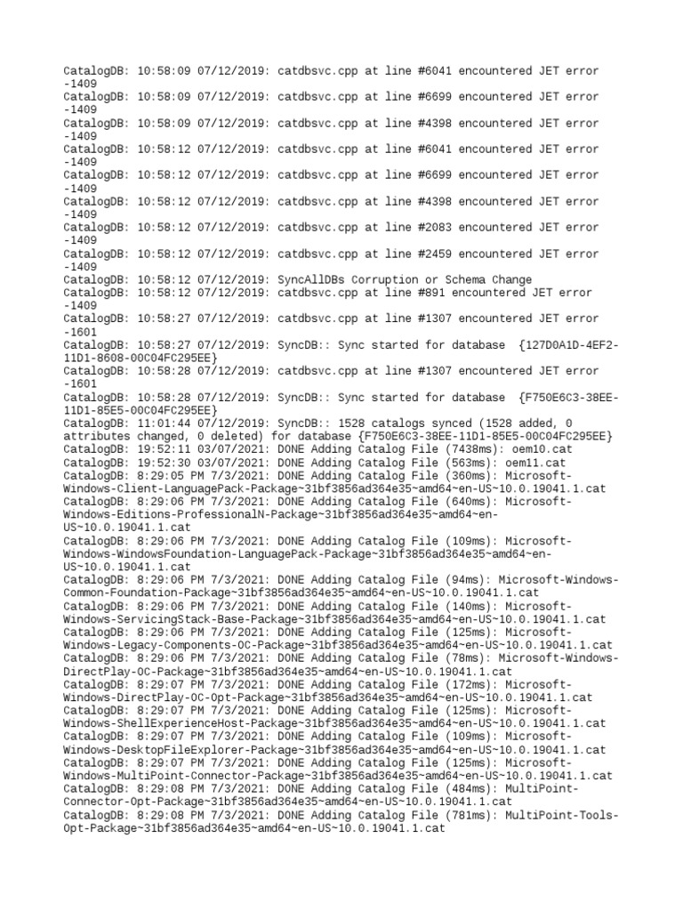 Dberr | PDF | Databases | Microsoft Software