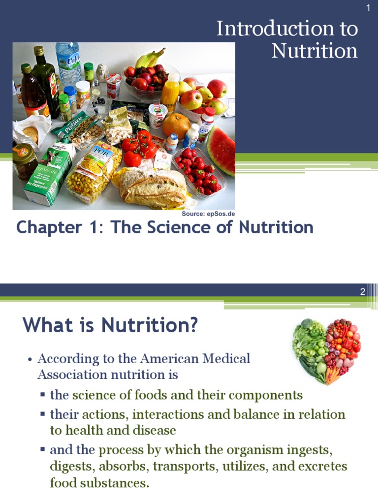 Topic 1 - Introduction Summer 2021 | PDF | Nutrients | Human Nutrition