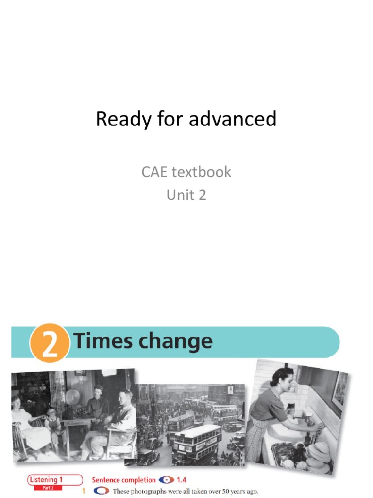 C1 Ready For Advanced Unit 2 | PDF