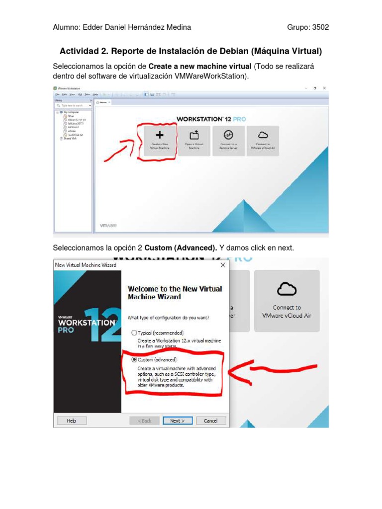 Actividad 2 Instalacion de Debian y SGBD Maria DB | PDF