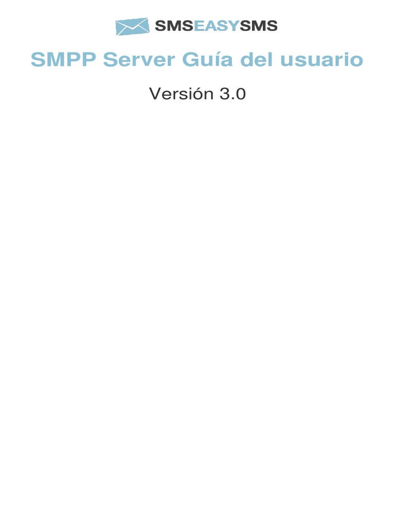 Documentation SMPP | PDF | Protocolos de red | Comunicación por medio ...