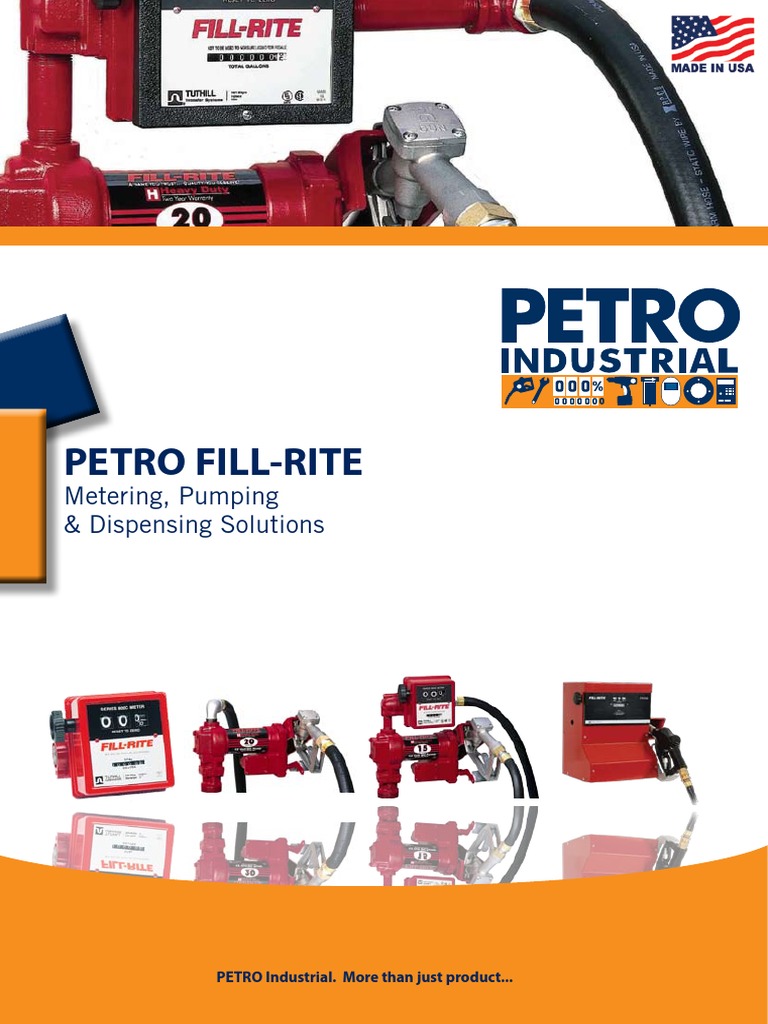 Petro Fill-Rite: Metering, Pumping & Dispensing Solutions | PDF | Flow ...