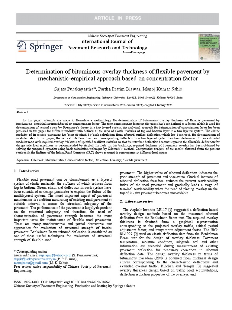 International Journal of Nternational Journal of Pavement Research and ...