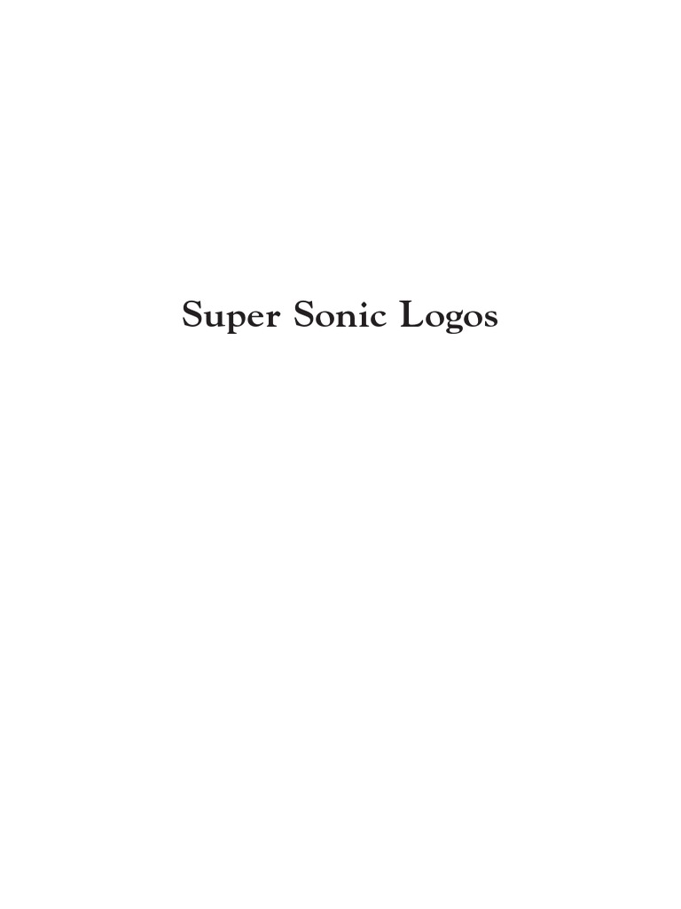 Super Sonic Logos: The Power of Audio Branding | PDF | Brand | Mass Media