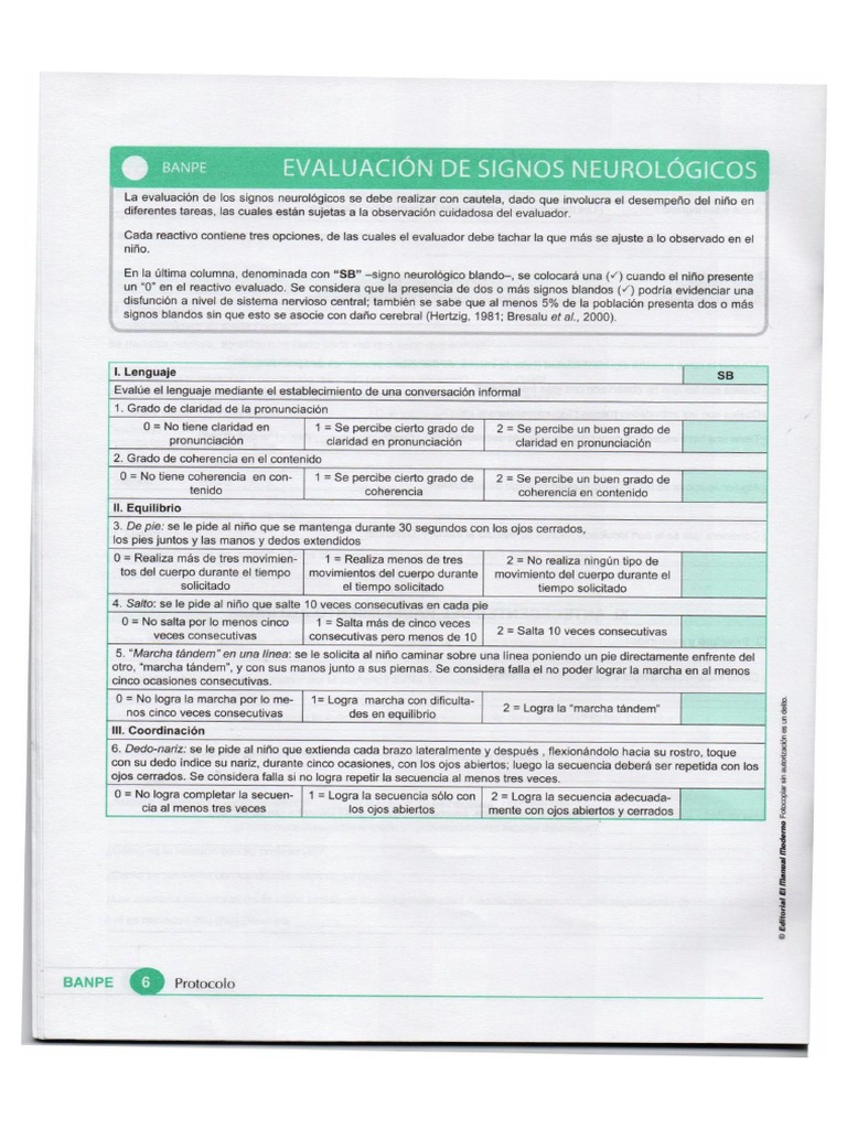 Protocolo BANPE | PDF